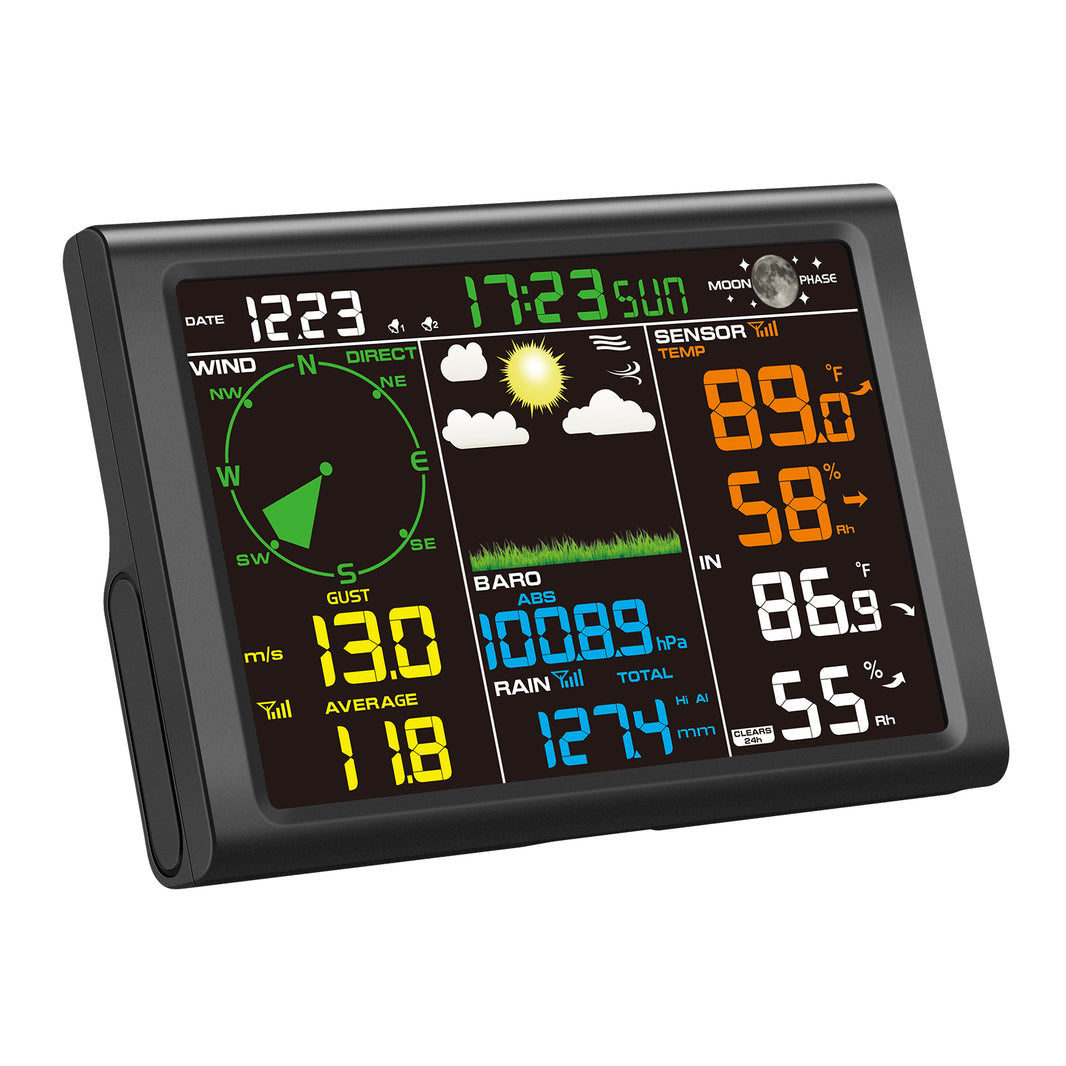 Professional Weather Station – WiFi & Multi-Sensor Weather Monitoring ...