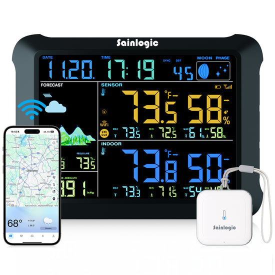 Sainlogic SA1 Smart WiFi Weather Station: AI Forecasts & App Alerts