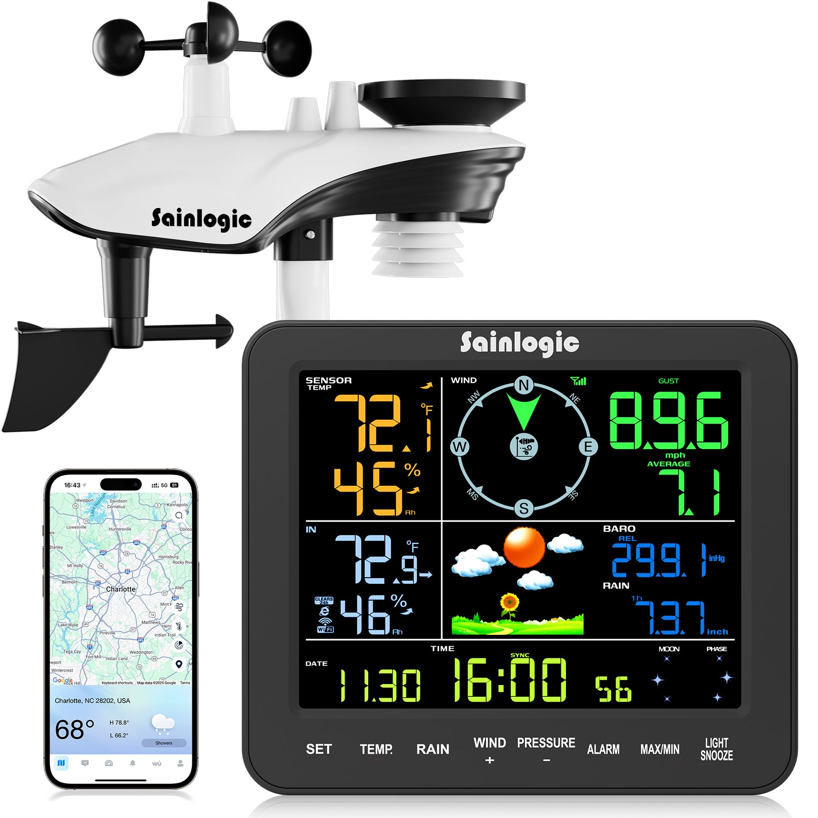 Sainlogic: Smart Weather Station, Meters & Garden Automation